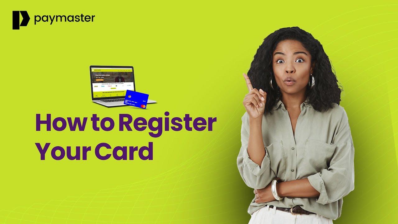 How to Register your Bank Card - YouTube