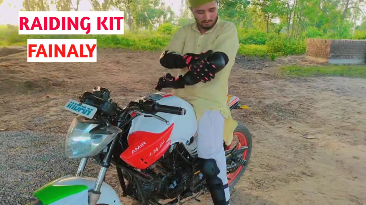 My bike raiding kit complete raiding - YouTube