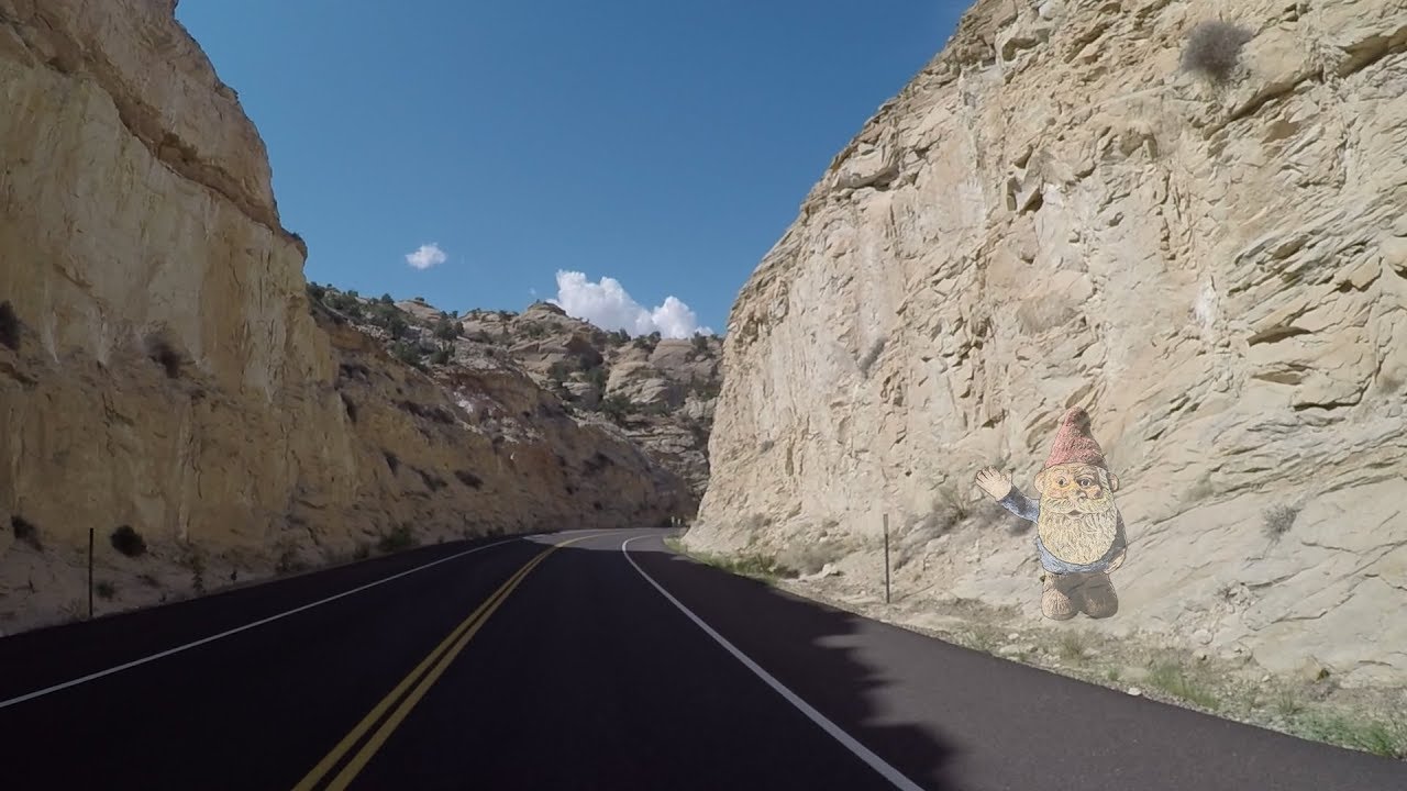 Motorcycle Ride over the Devils Backbone in the Grand Staircase ...