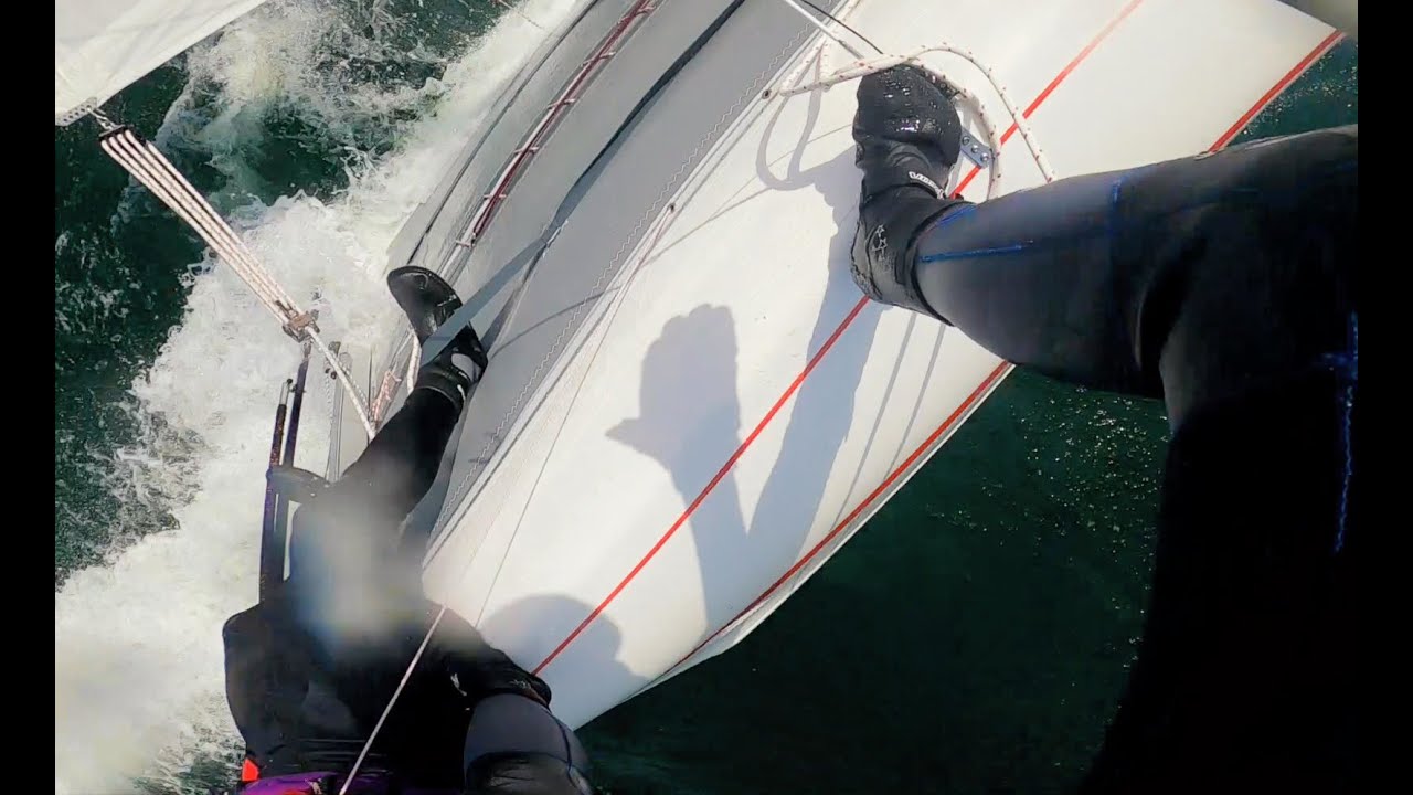 Cat sailing - almost capsizing - YouTube