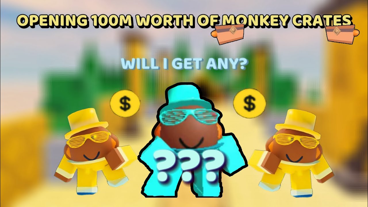 OPENING 100M COINS WORTH OF MONKEY CRATES!! CAN I GET SHINY GMK ...