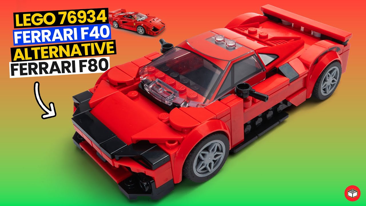 👉🏼 REVIEW 76934 LEGO Ferrari F40 FERRARI F80 Alternative Build 📣 FREE ...