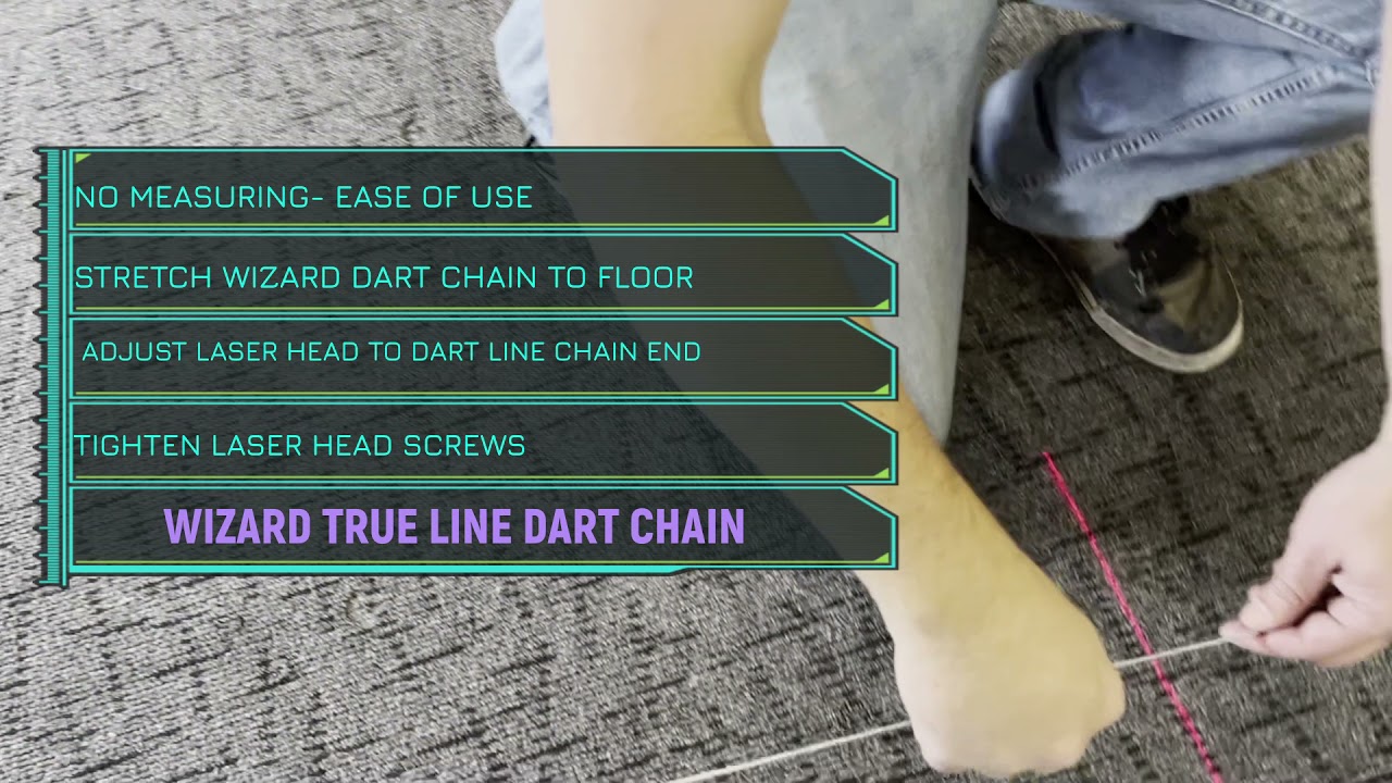 WIZARD TRUE LINE DART CHAIN - YouTube