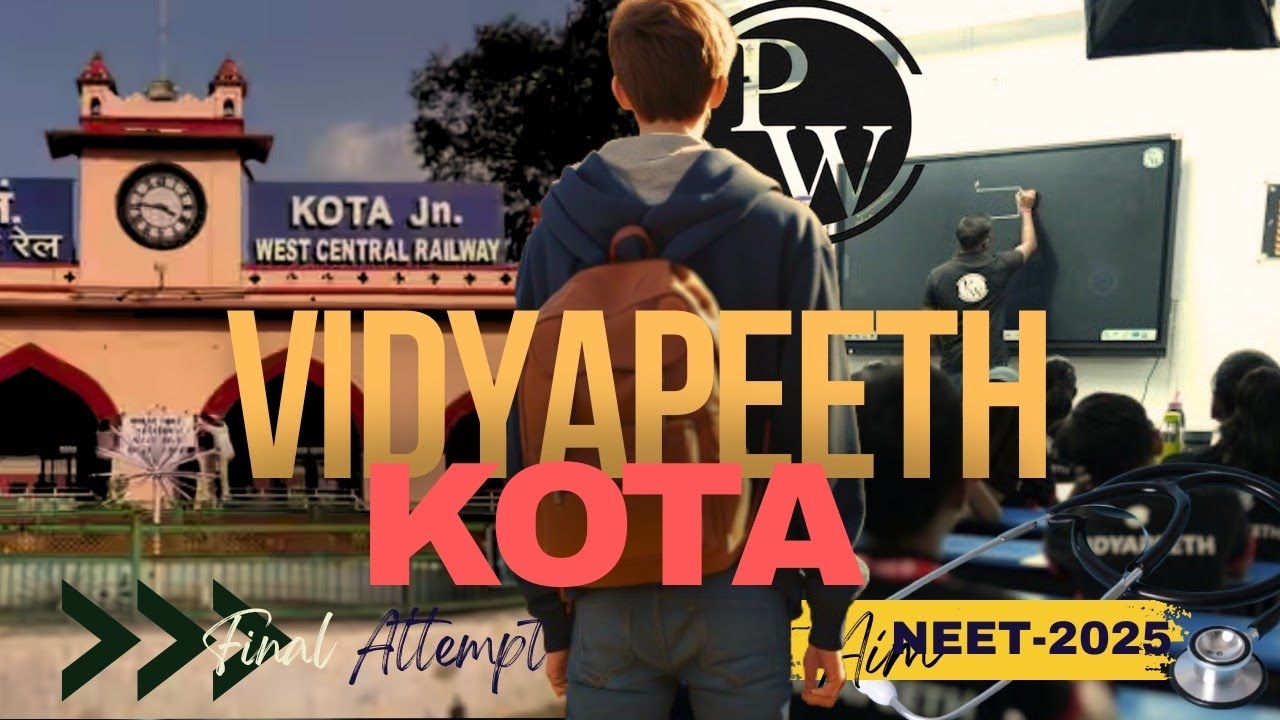 My first day in PW kota !!! Journey to Neet 2025 - YouTube