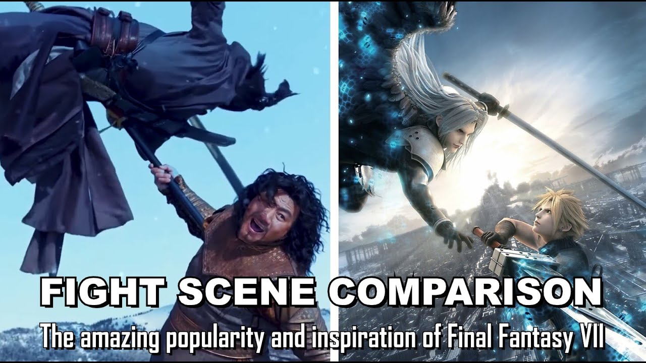 Everyone loves Final Fantasy 7 (fight scene comparison) - YouTube