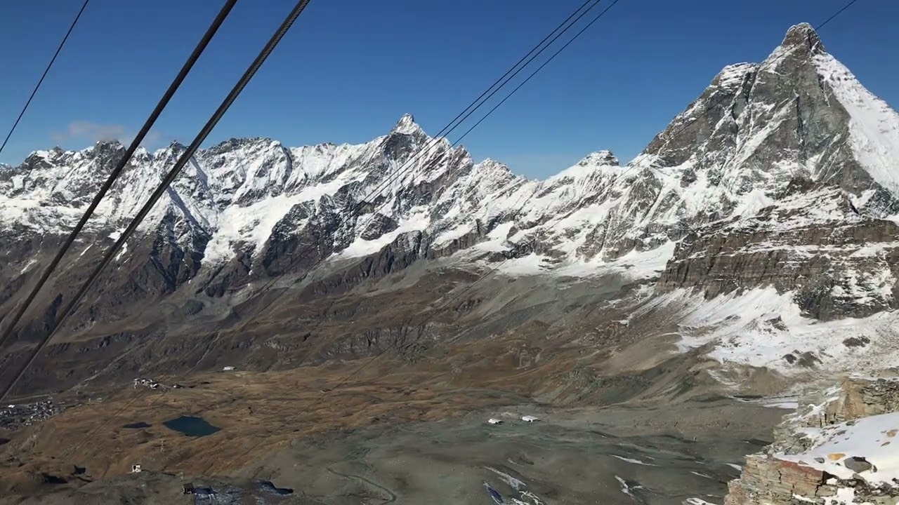 From Plateau Rosa, Cervinia - oktober 2022. - YouTube