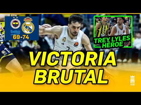 💪🏀¡VICTORIA IMPORTANTÍSIMA PARA ESTAR EN EL TOP 4! | FENERBAHÇE 69 REAL MADRID 74🟣⚪