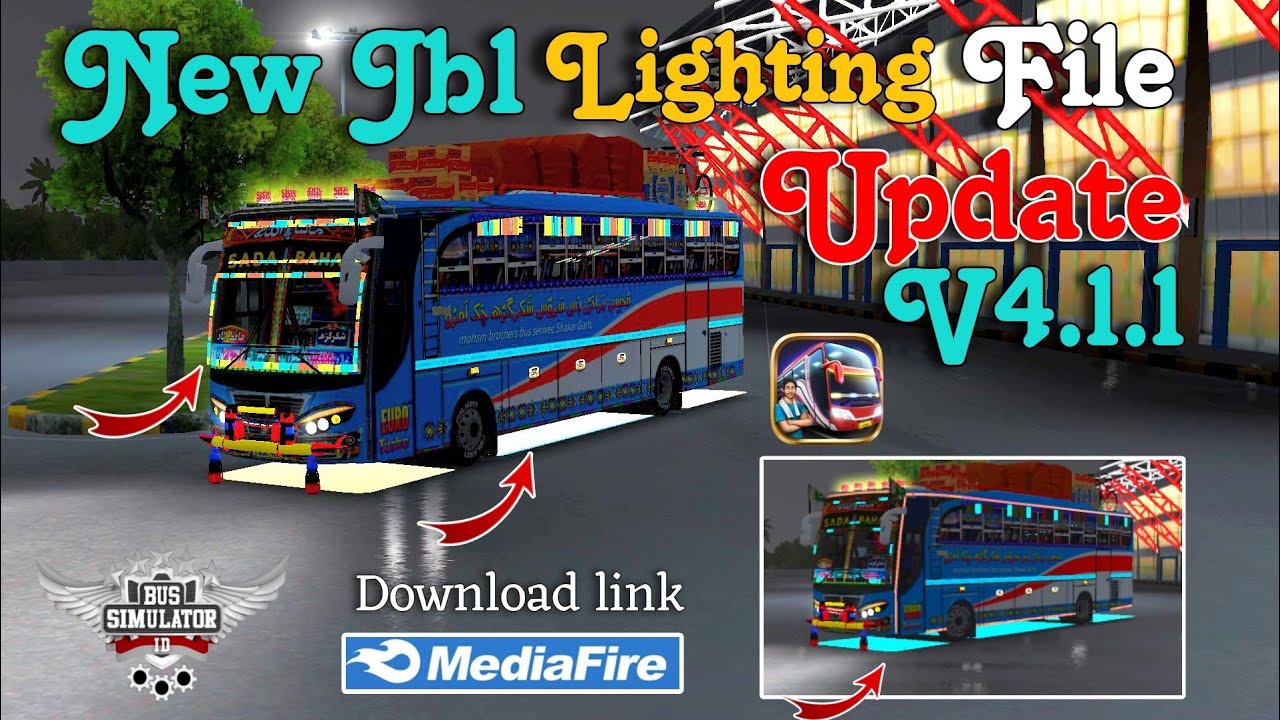 How to change bus lighting bus simulator Indonesia | New Jb1 lighting ...