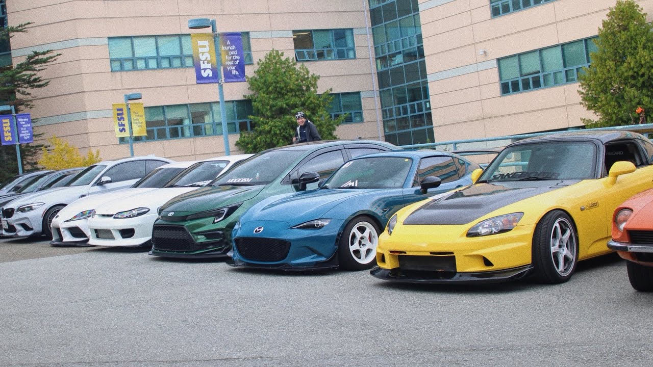 My School had an On-Campus Car Show - YouTube