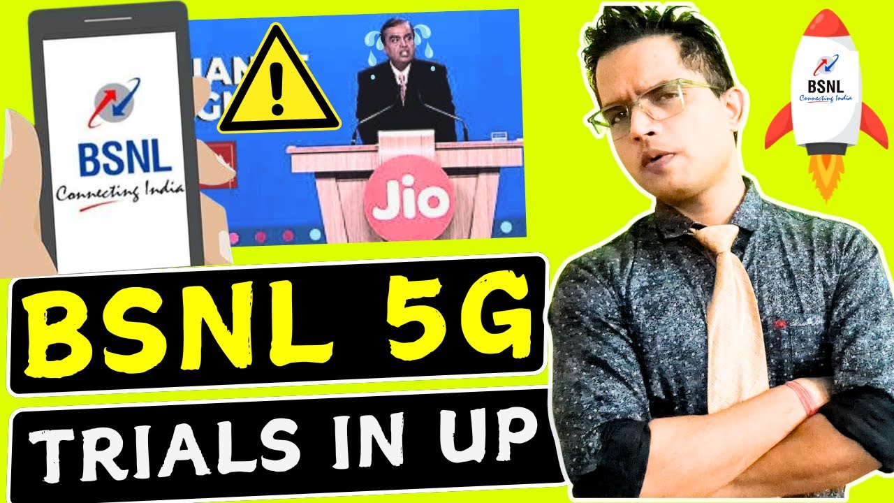 BSNL 5G Trials in Noida UP | BSNL 5G Launch in Uttar Pradesh | BSNL ...