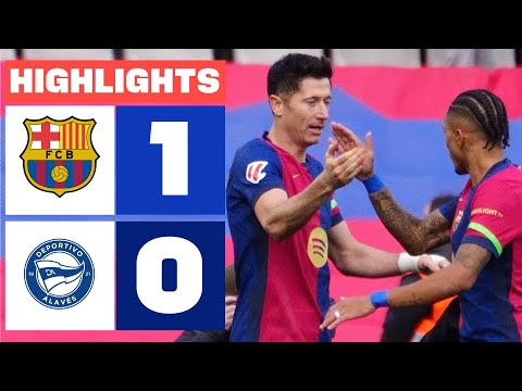 FC BARCELONA 1 - 0 DEPORTIVO ALAVÉS I RESUMEN LALIGA EA SPORTS