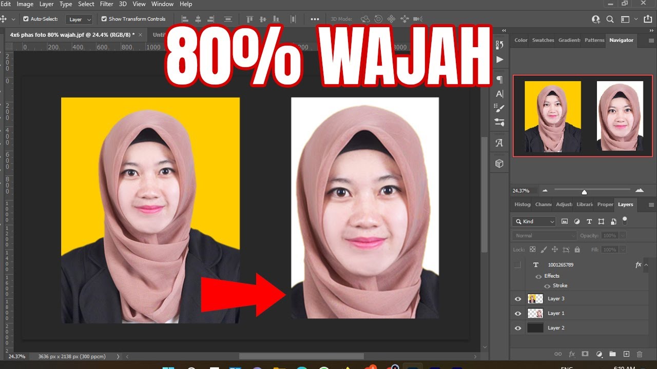 Ubah Foto Jadi 80 Wajah Tutorial Cetak Foto Untuk Umroh Haji Dan