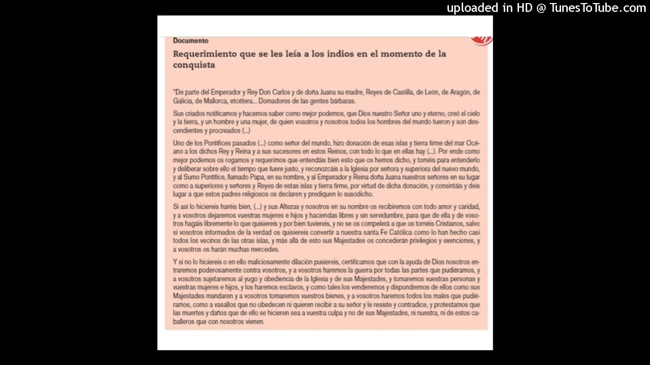 Explicación texto El Requerimiento - YouTube