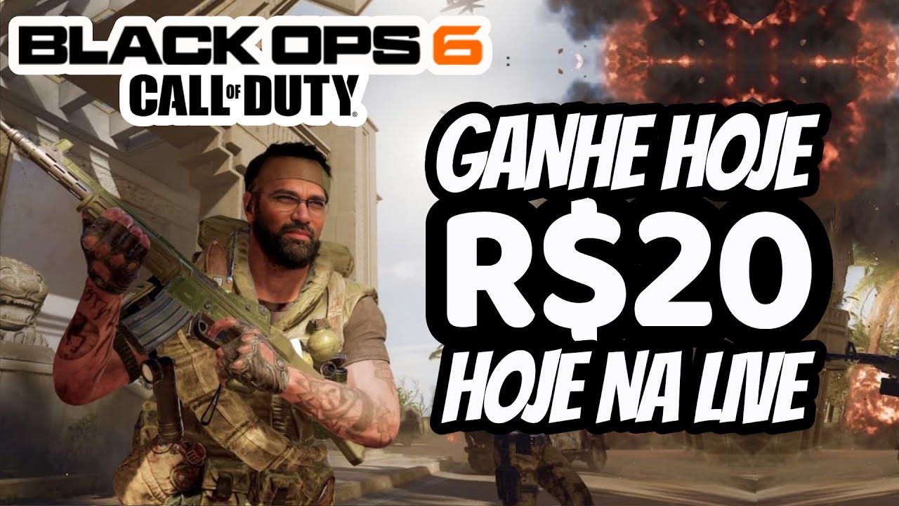 🔴 AO VIVO COD BO6 Campanha - Call of Duty: Black Ops 6 LIVE - Ganhe R ...