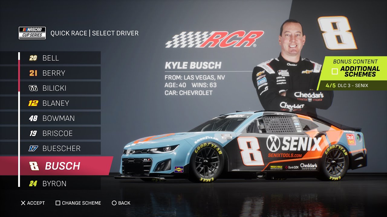 NASCAR 25 - Kyle Busch at Iowa (Senix) - YouTube