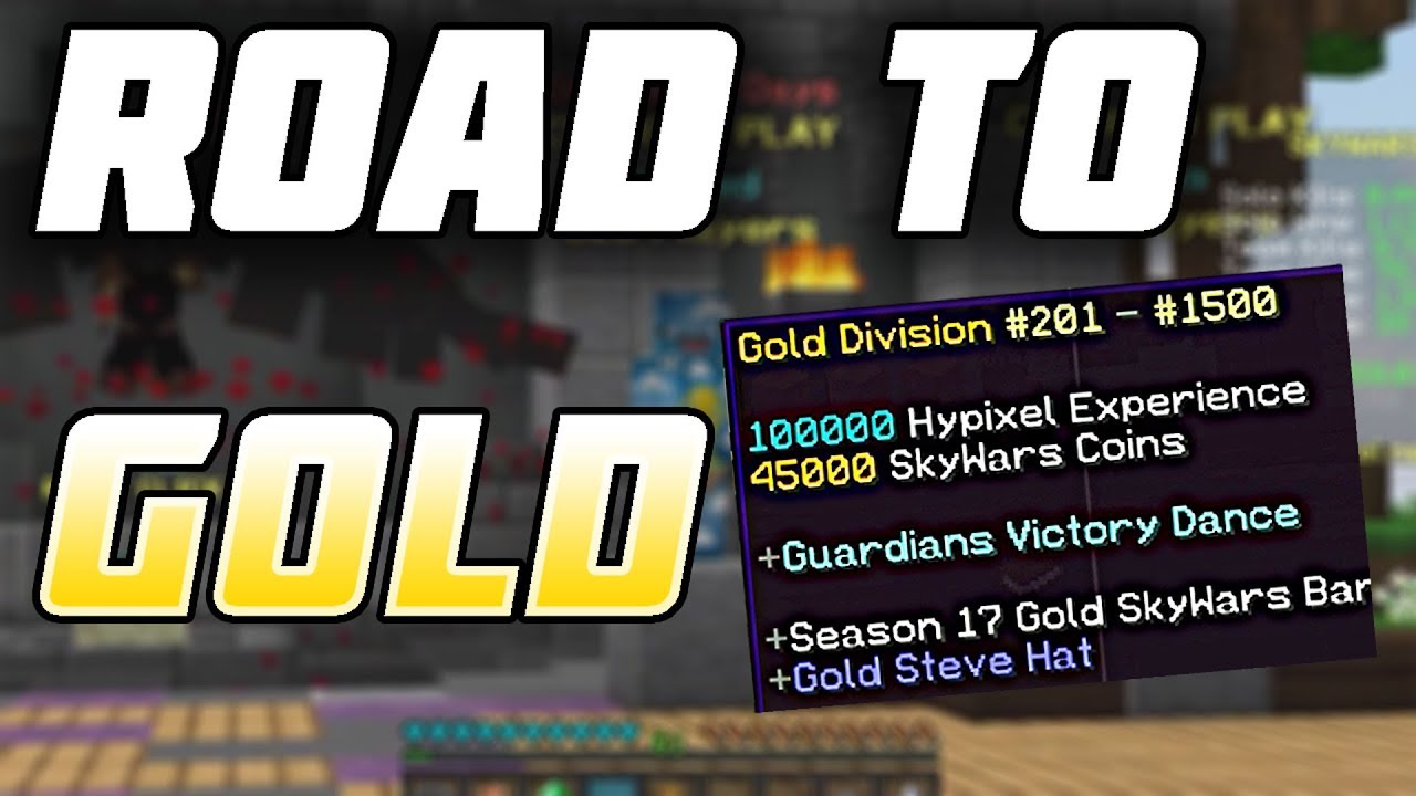 Road To GOLD DIVISION! | Hypixel Ranked Skywars - YouTube