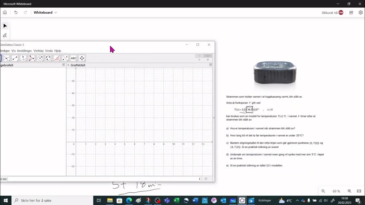Hvordan løse funksjoner i geogebra. - YouTube