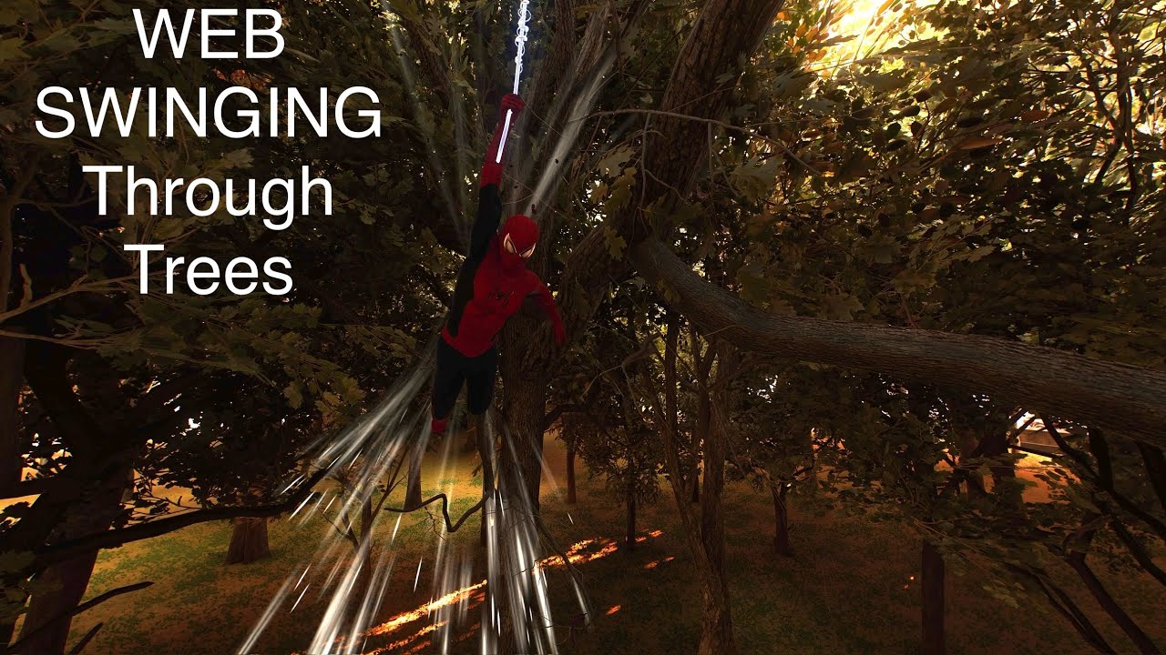 Marvel's Spider-Man 2 Swinging through trees - YouTube