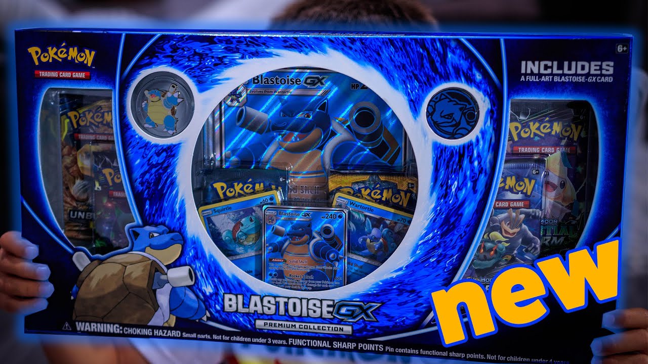Blastoise GX Premium Collection Box Opening* - YouTube