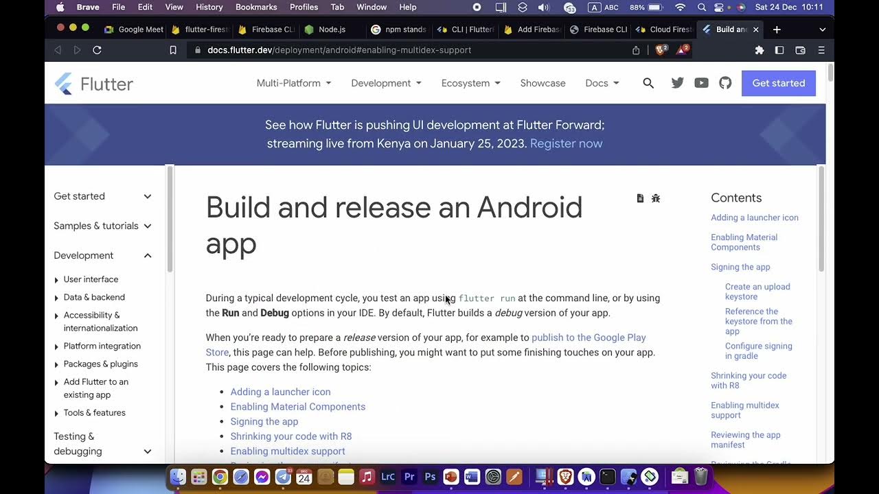 Flutter Firebase 2023 - Firebase Installations Part 2 - YouTube