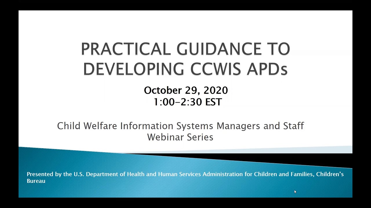 Practical Guidance to Developing Comprehensive CCWIS Advance Planning ...