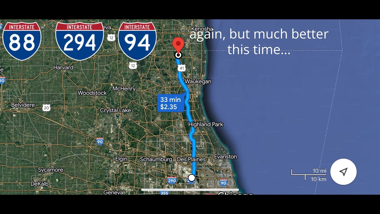 Road Trip - I-294 North to I-94 West (2022 Edition | Milwaukee Road ...