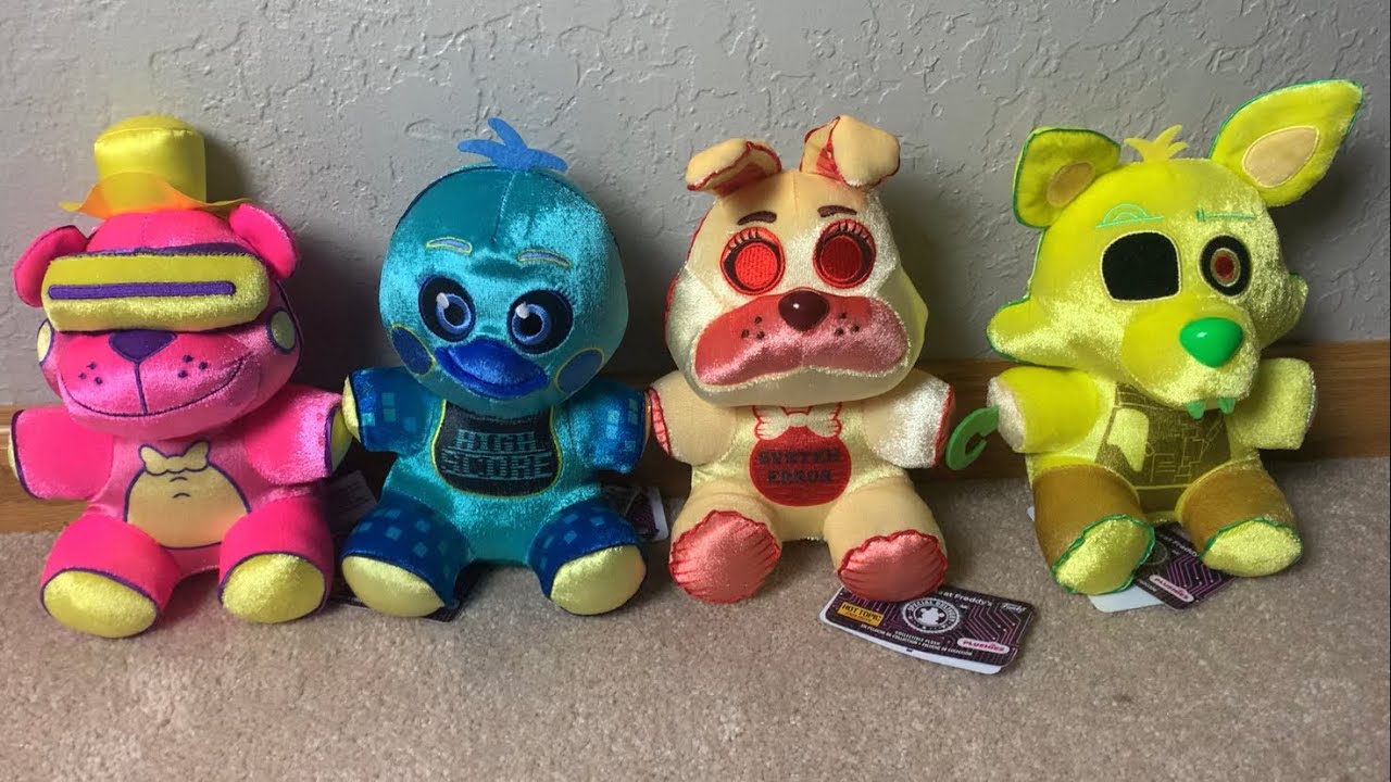 FNAF AR INVERTED FUNKO PLUSHIES *REVEIW* - YouTube