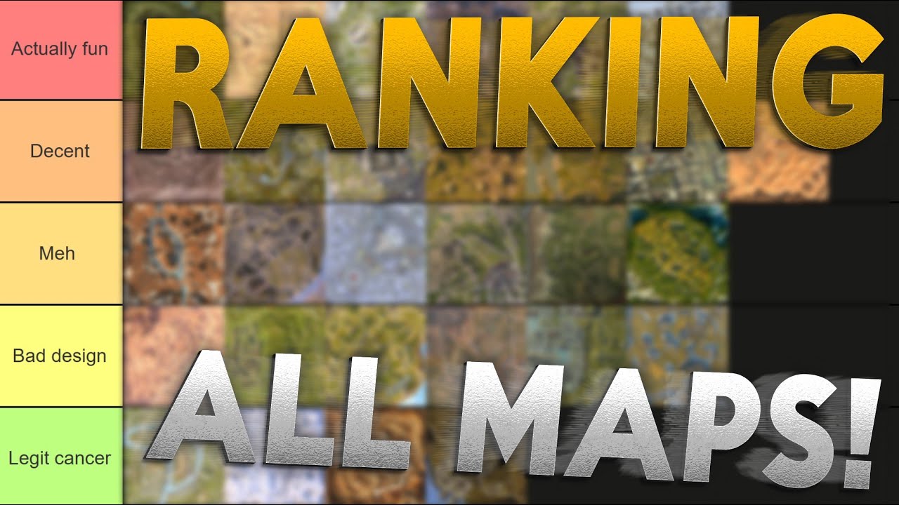 RANKING ALL THE MAPS IN WOTB! - YouTube