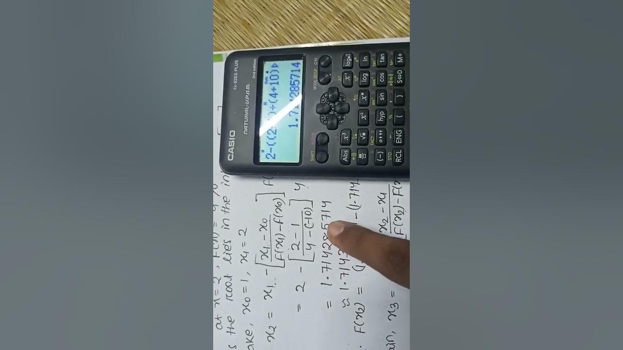 Full explanation about Secant method and Regula-falsi method(Numerical analysis) - YouTube