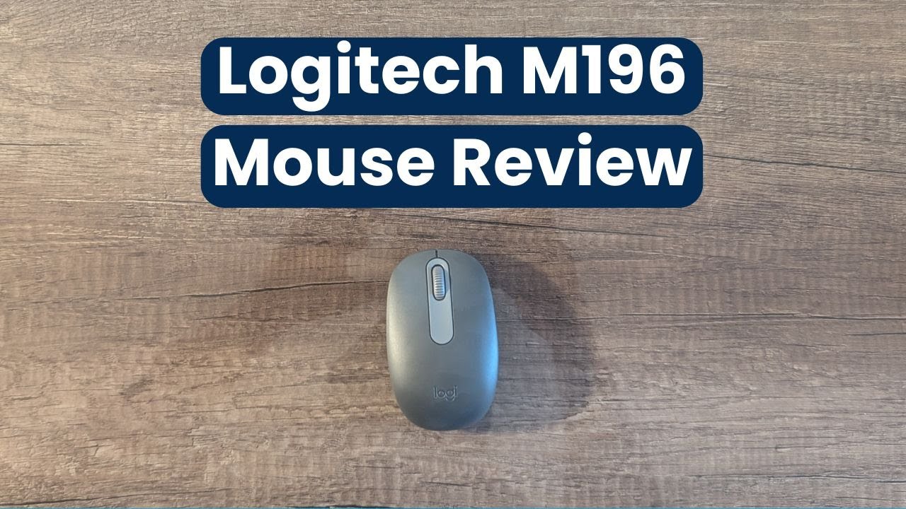 Logitech M196 mouse review - YouTube
