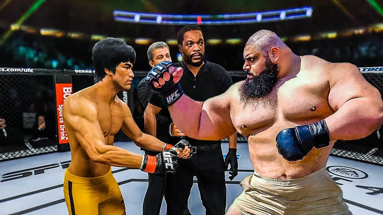 Bruce Lee vs. Iranian Hulk (Sajjad Gharibi) - EA Sports UFC 4 - Epic ...