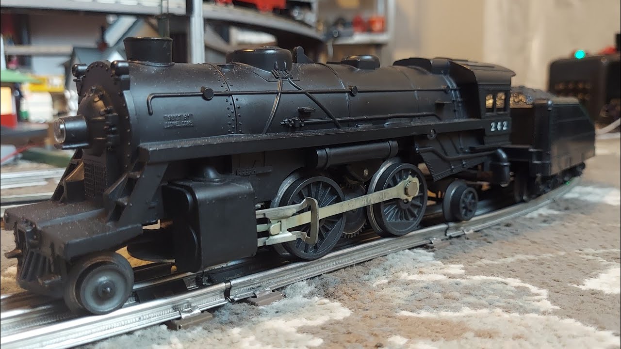 lionel O Gauge 242 steam locomotive - YouTube