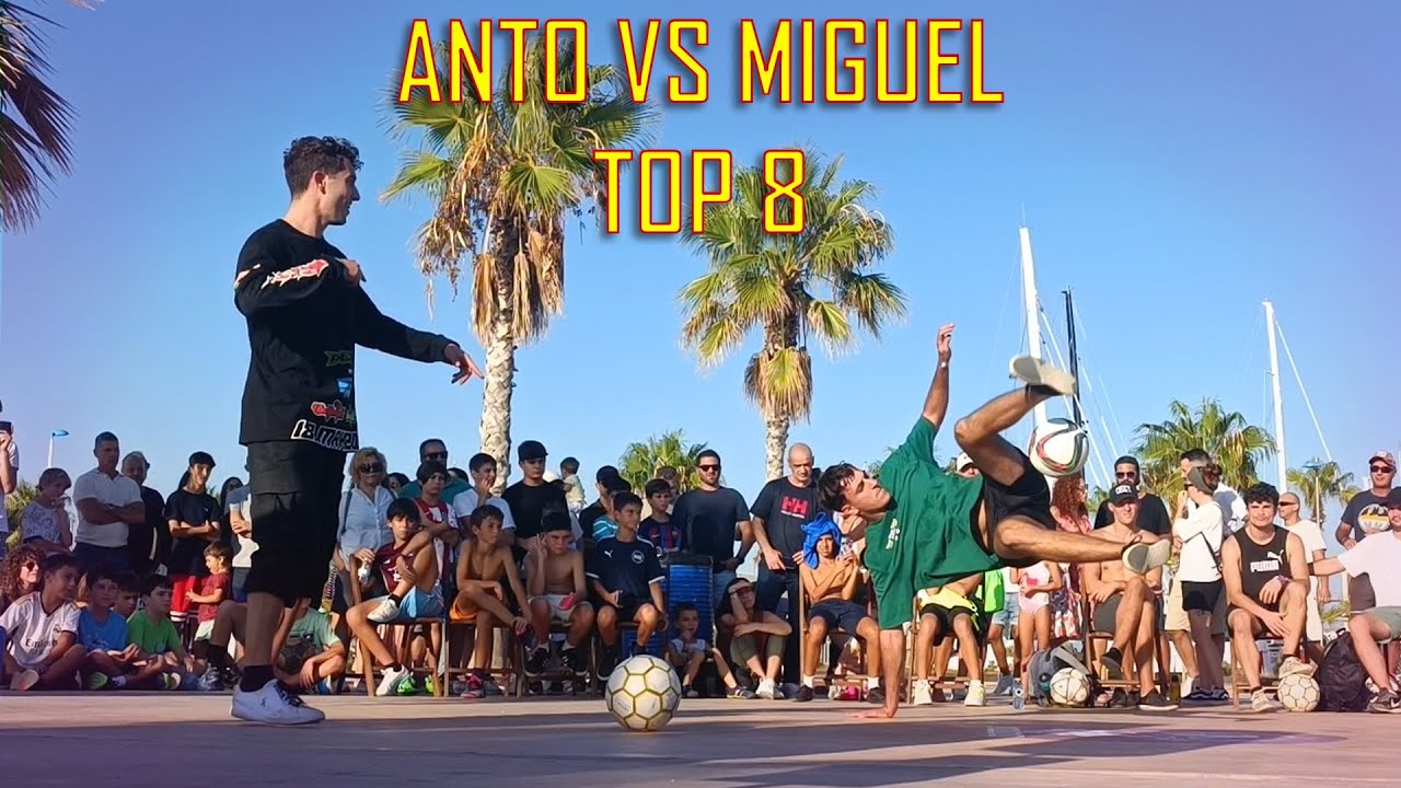 MIGUEL PEREZ vs ANTO SANZ | TOP 8 | SPANISH FREESTYLE FOOTBALL ...