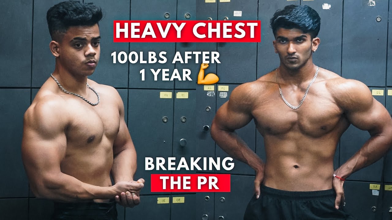 Heavy Chest Workout With Brother💪 | Breaking The PR | This is how ...