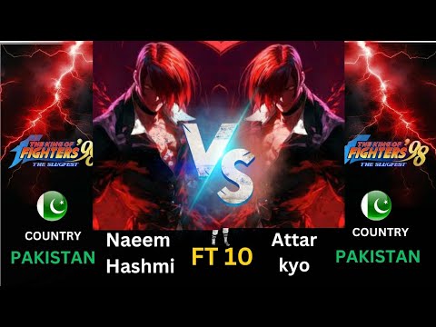 Naeem hashmi (vs) attar kyo | kof98 pakistan player | FIGHTCADE YZKOF ...