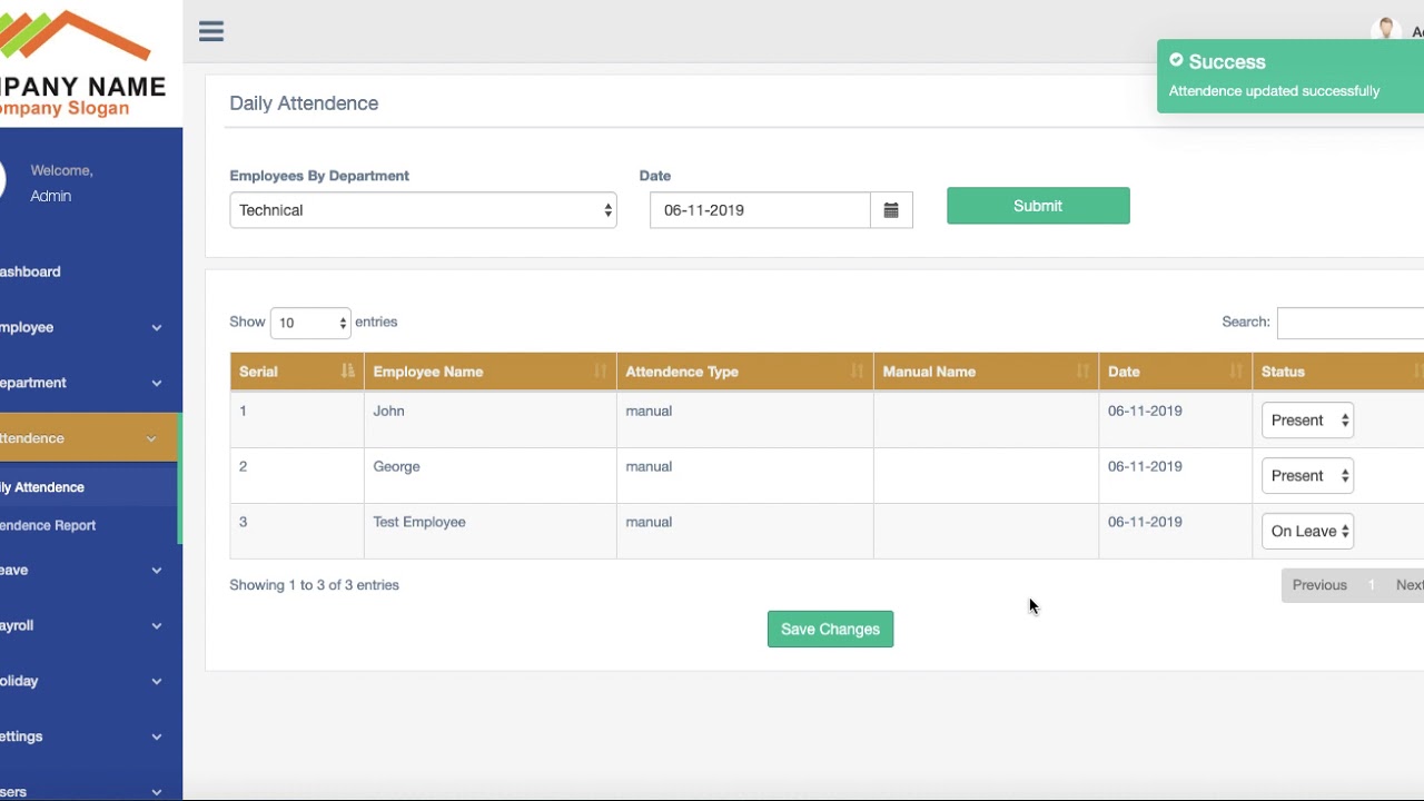 Attendance HR Payroll Systems - HR Payroll Software - PHPPayroll.com ...