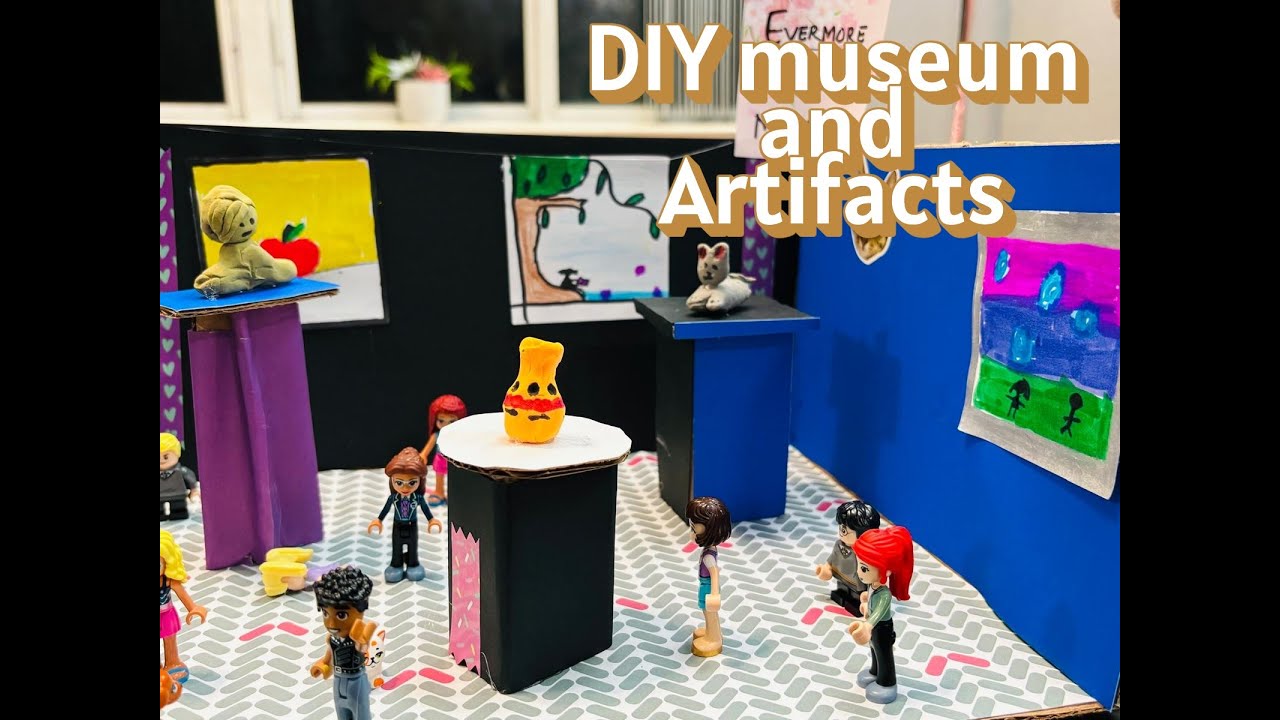 DIY Mini Museum Craft for Kids 🏺 | Create Your Own Exhibit with Clay ...