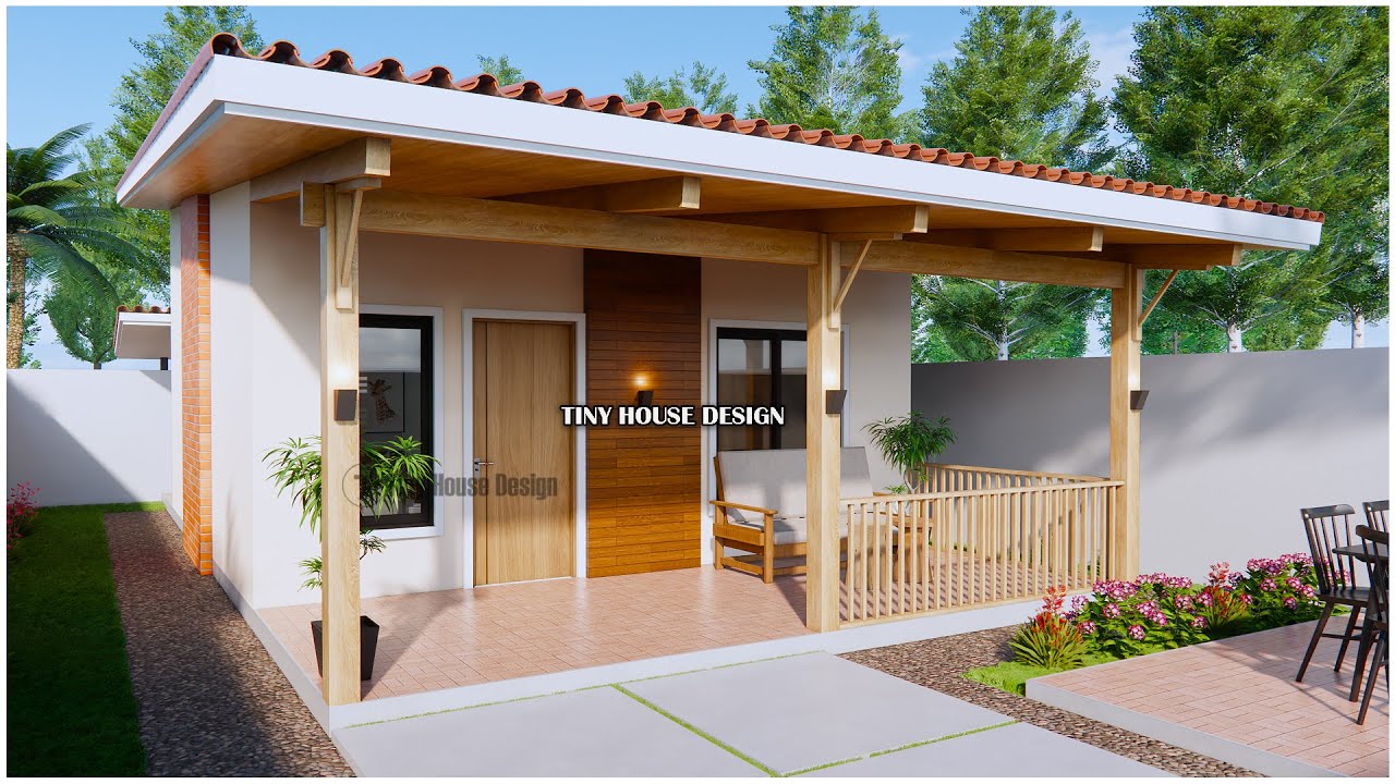 Simple House Design | 6m x 7m with Bedroom (Farm type) - YouTube