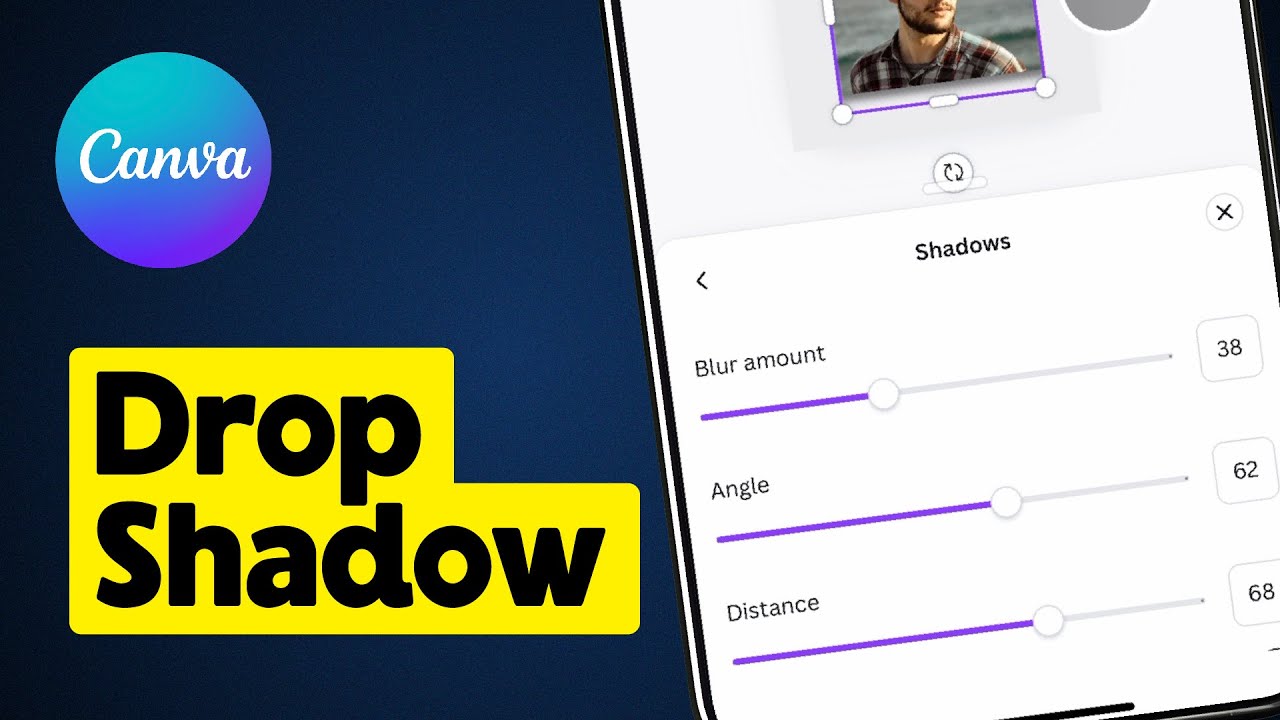 How to Add Drop Shadow on Canva - YouTube