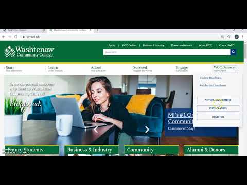 How to Register in a Class at WCC - YouTube