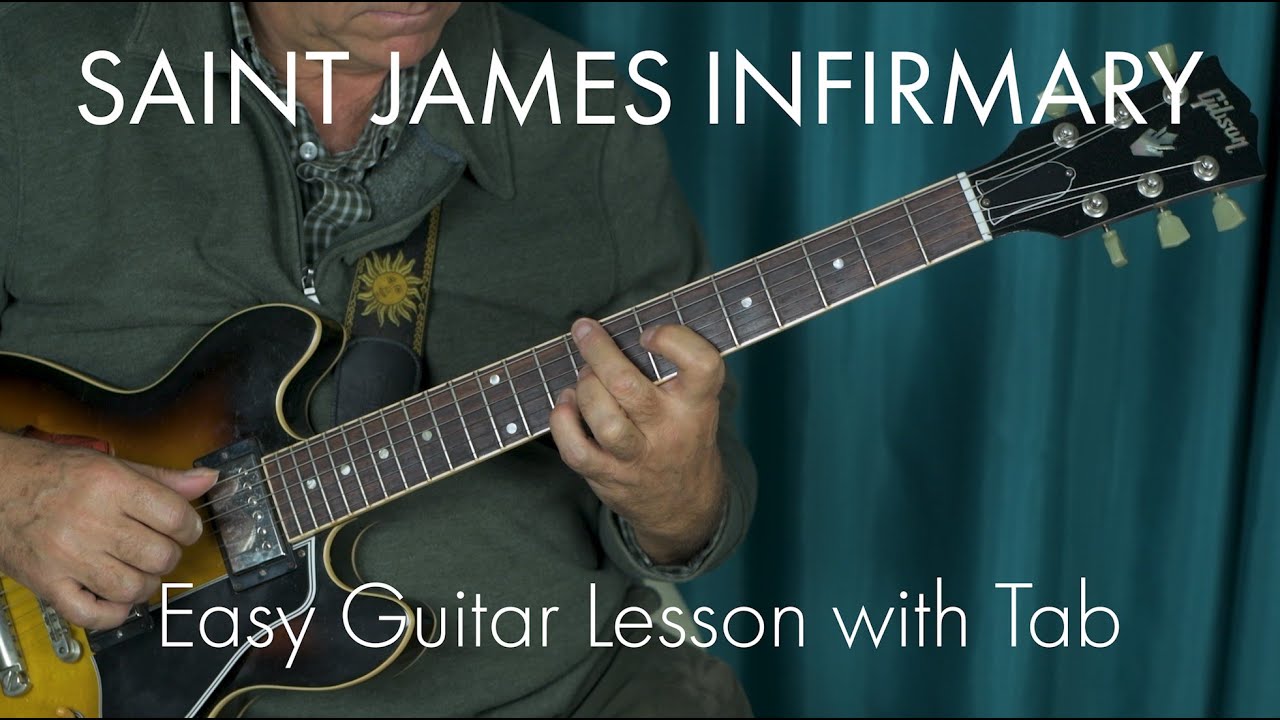 Saint James Infirmary guitar easy lesson - YouTube