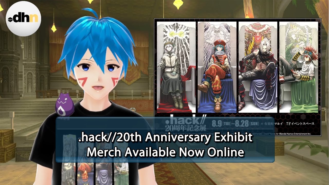 .hack//20th Anniversary Exhibit Merch Online Sale - YouTube