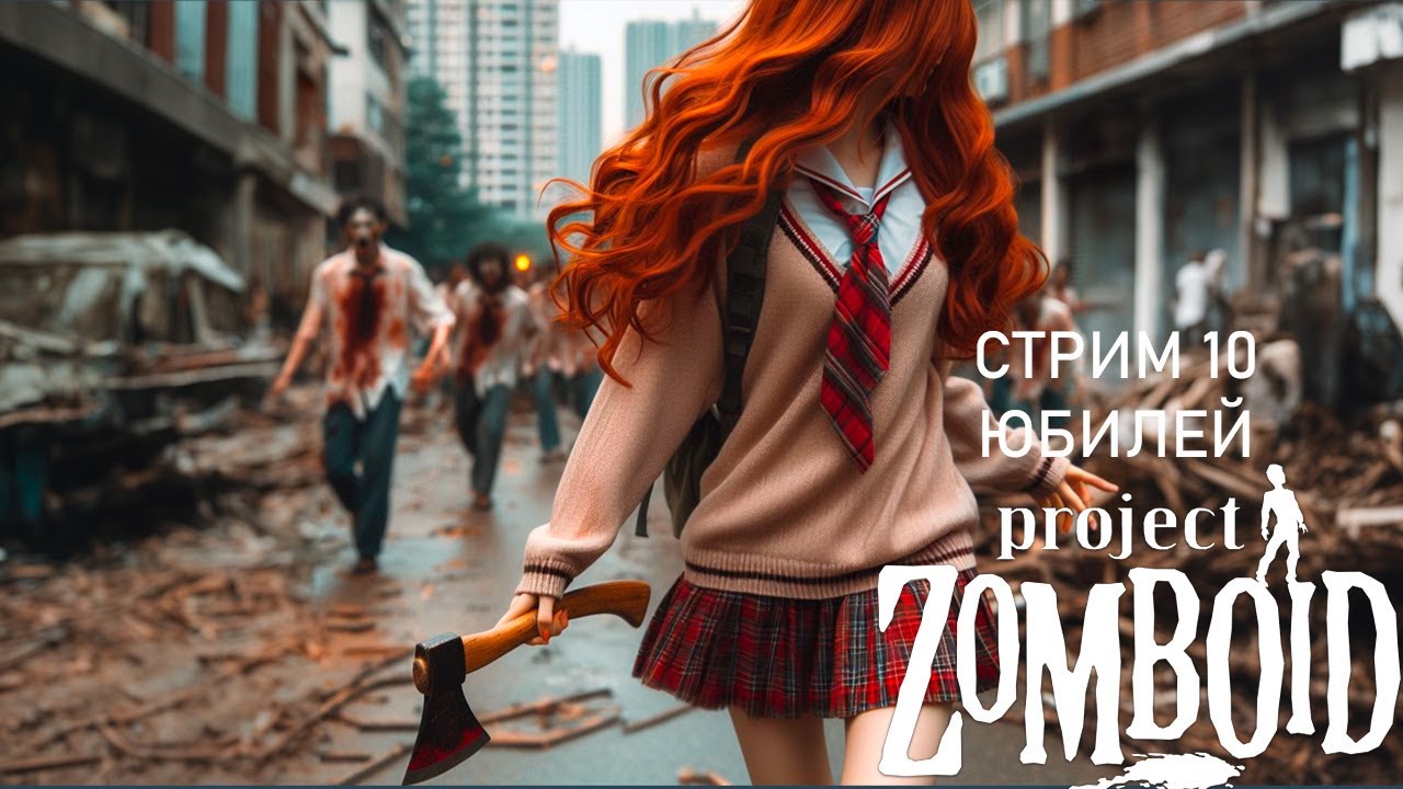 Project Zomboid. Все начнем заново. Стрим 10. С модом Project Russia ...