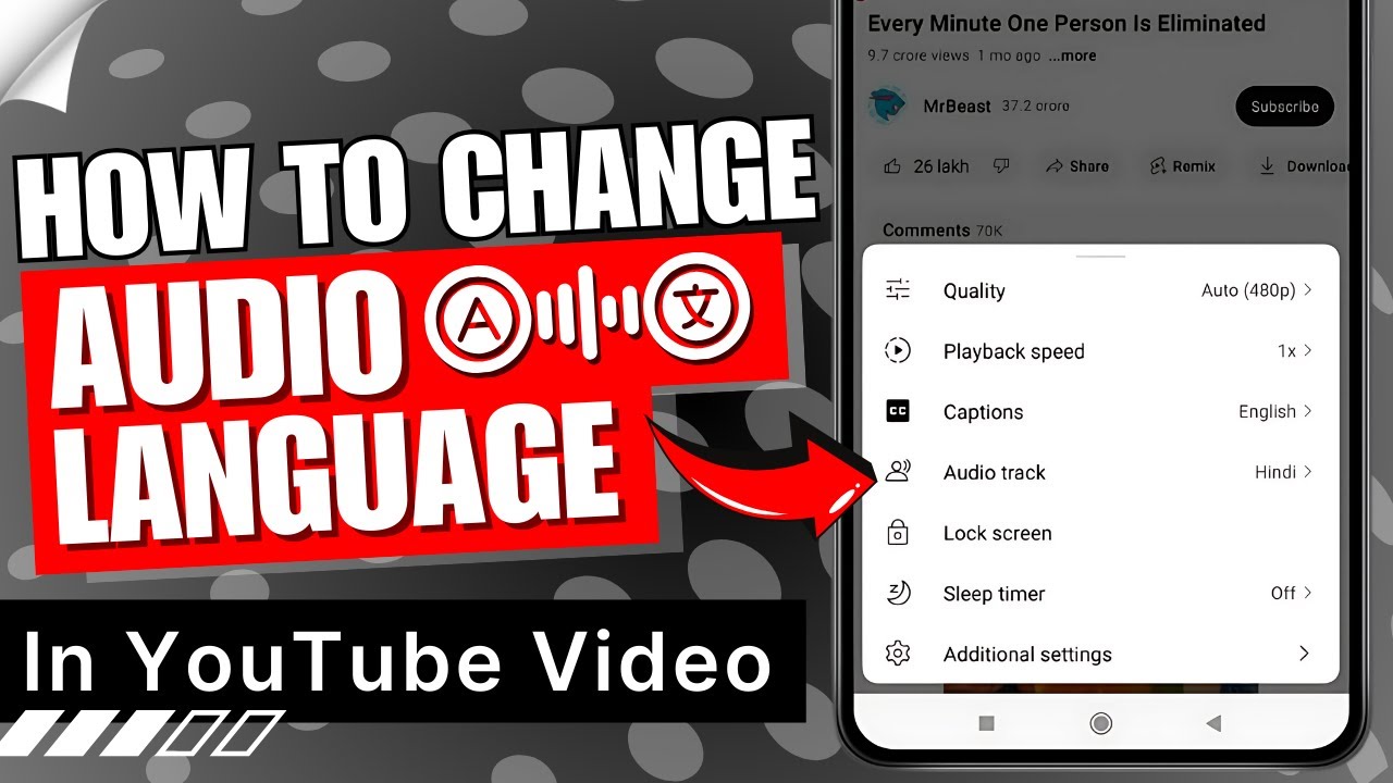 How to Change Audio Language in Youtube Videos - YouTube