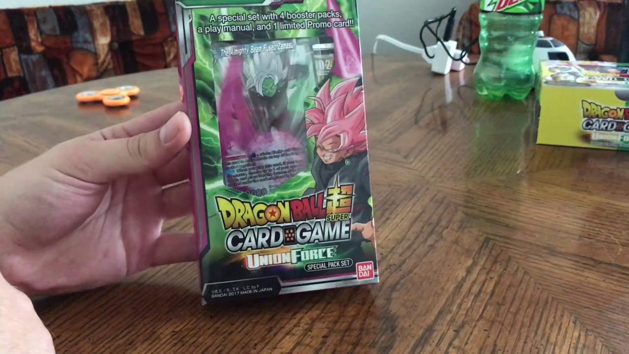 Dragon Ball Super TCG - Union Forces Special Box - Unboxing - YouTube