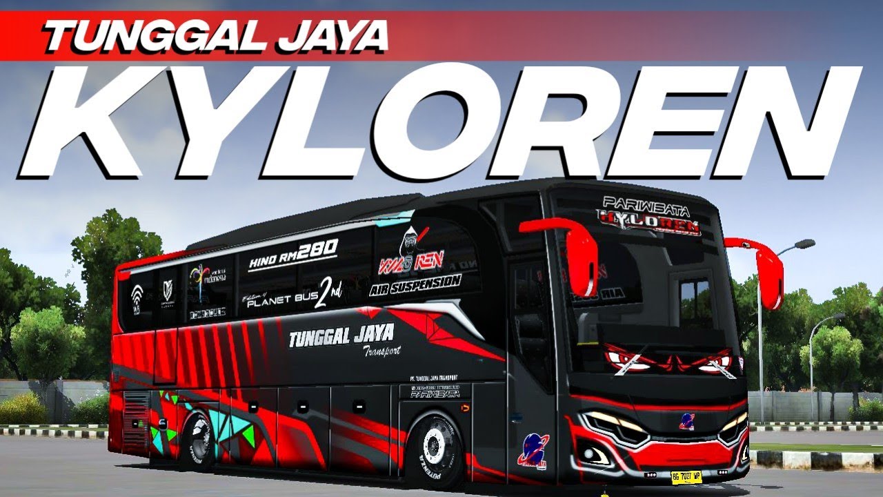 SHARE LIVERY TUNGGAL JAYA KYLOREN JBHD ORI EFEK 3D JB5 | LIVERY BUSSID ...