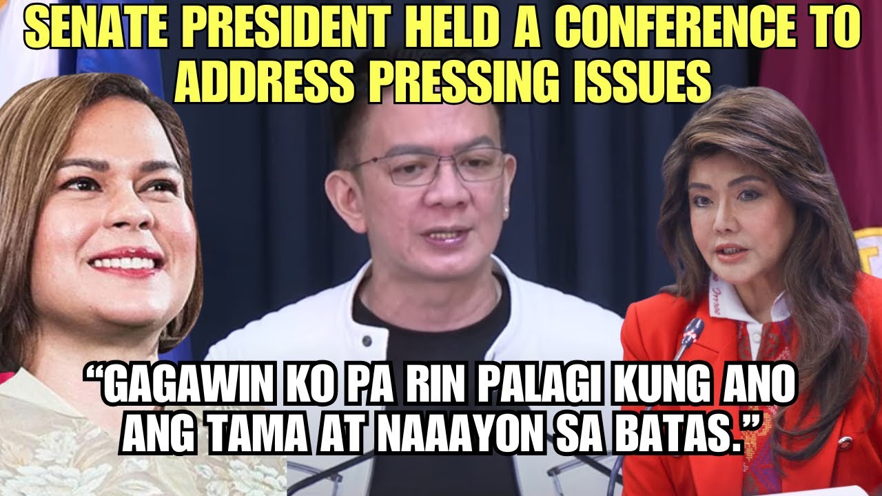 Gagawin ko pa rin palagi kung ano ang tama at naaayon sa batas| Sen ...