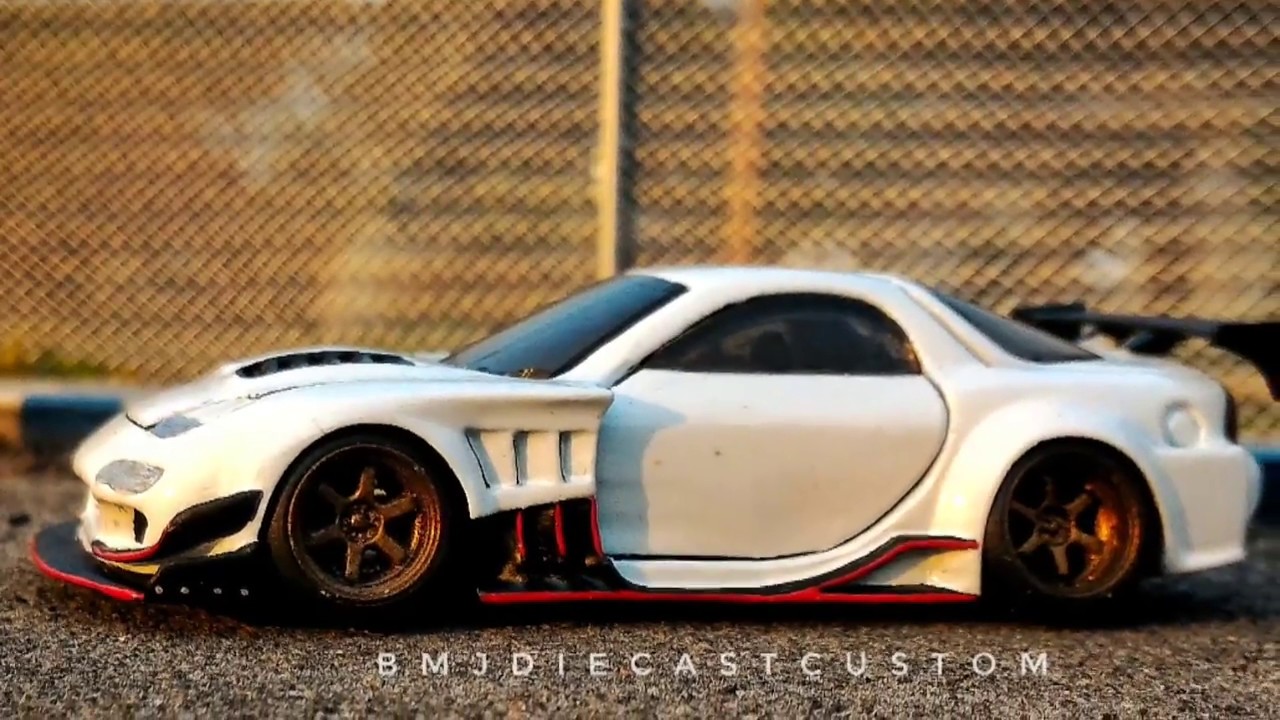 hotwheels custom rx7 tcp magic g-face type tt - YouTube