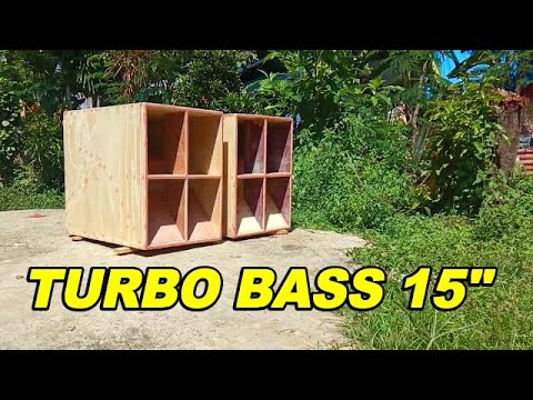 Paano Gumawa ng Turbo Box Design 15 inches " How to make Turbo BASS ...