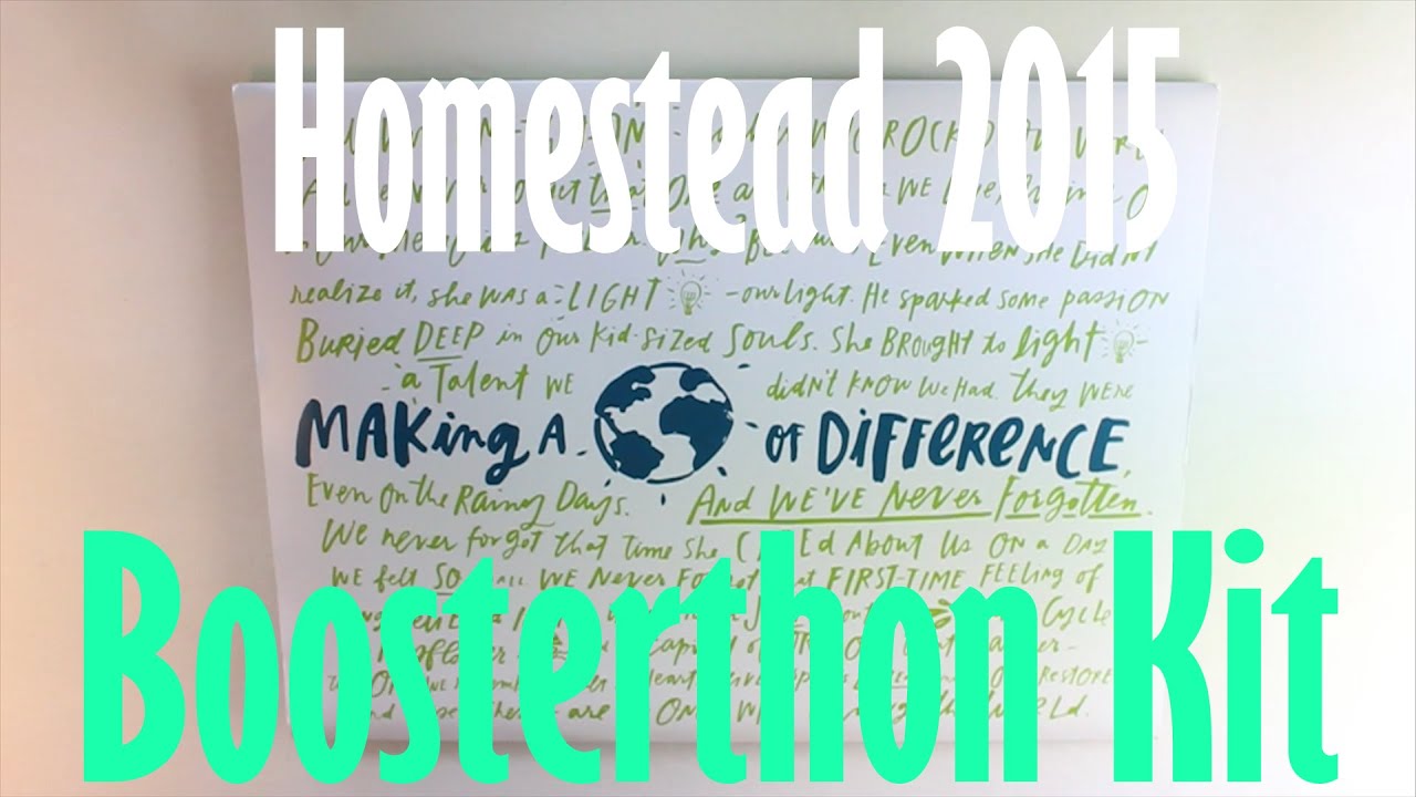 Boosterthon Kit 2015 Unboxing - YouTube